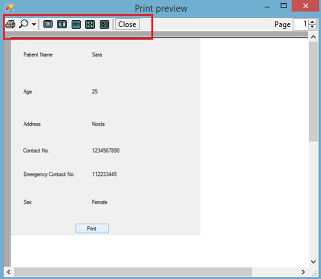 Print Receipt and Save Data Using Windows Forms in C#